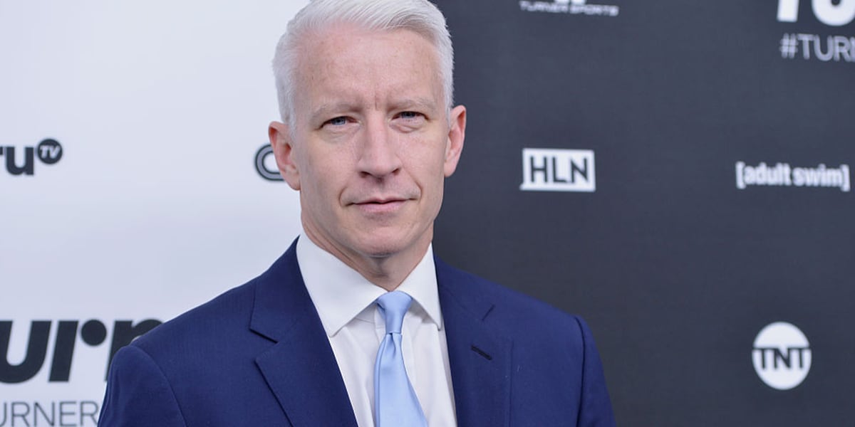 Anderson Cooper posts throwback photo before white hair