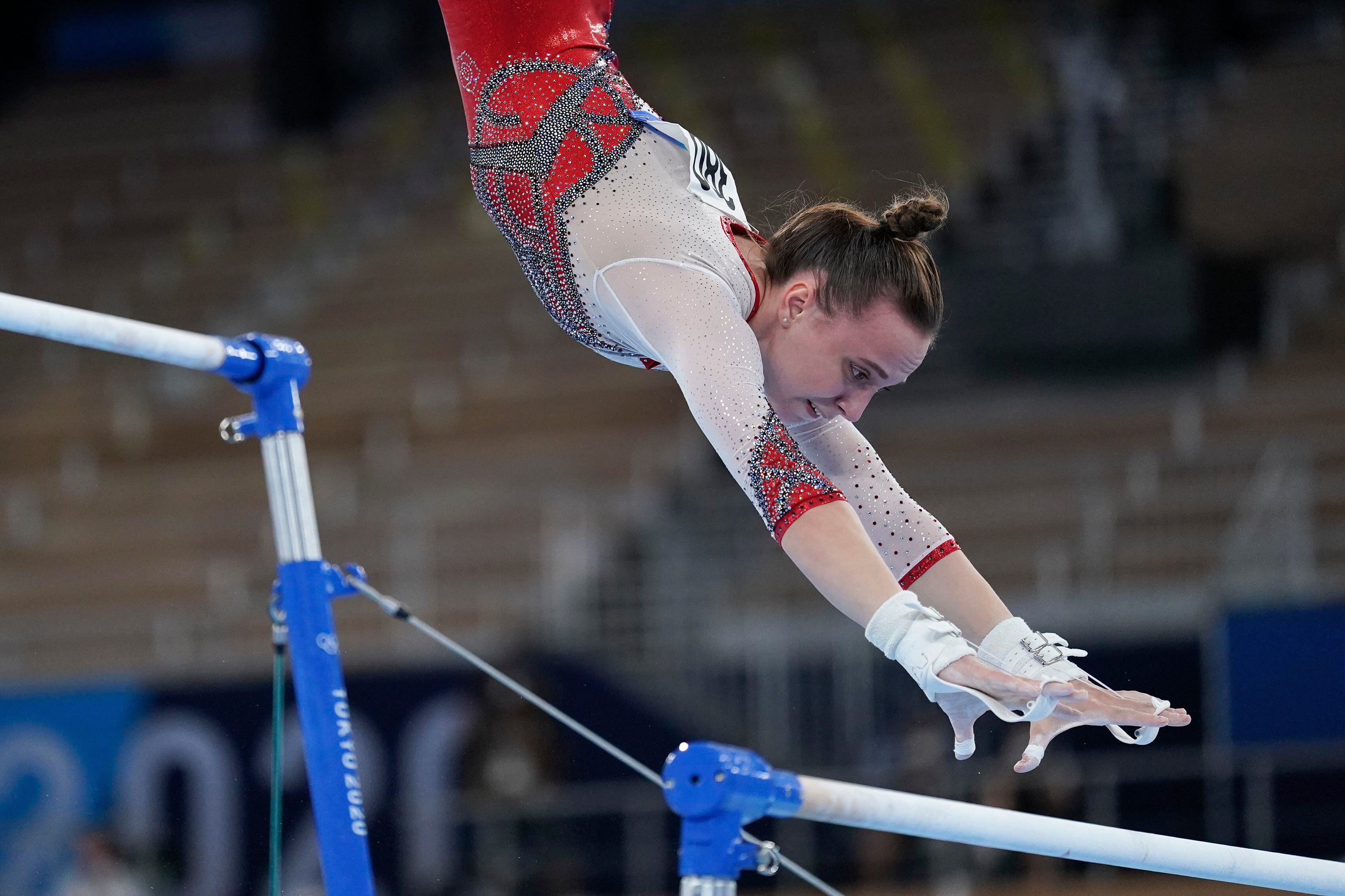Uneven Bars Leotard Rips