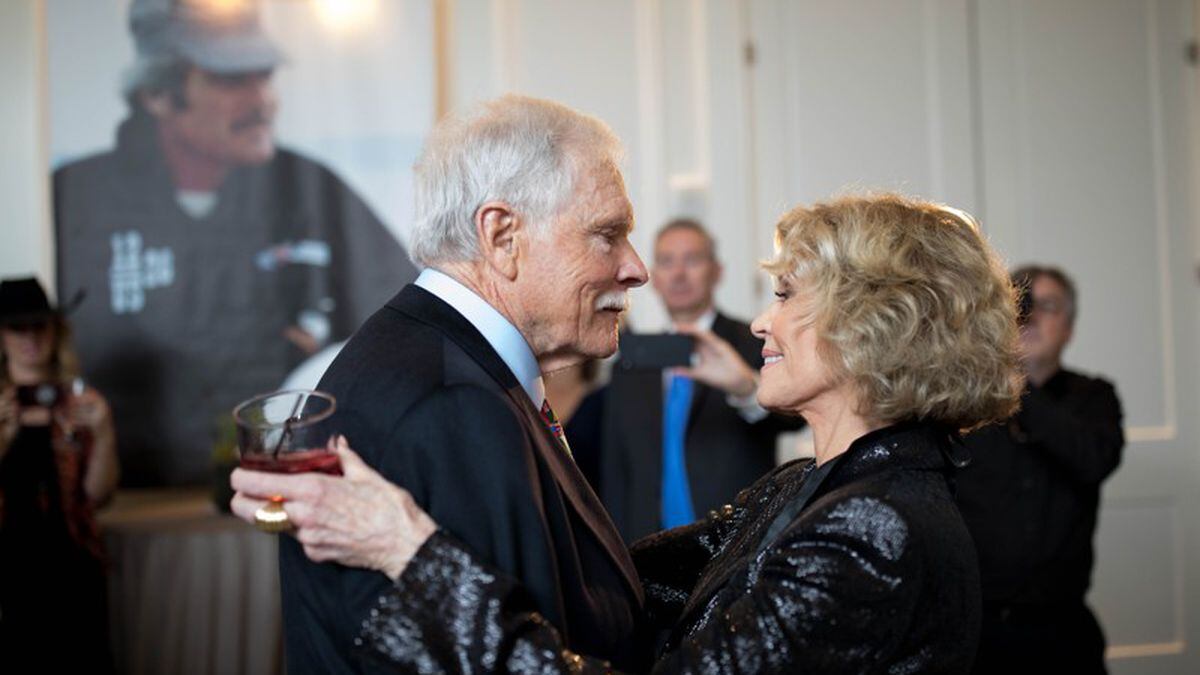 Ted Turner sings at his 80th birthday party, says 'still working' on world